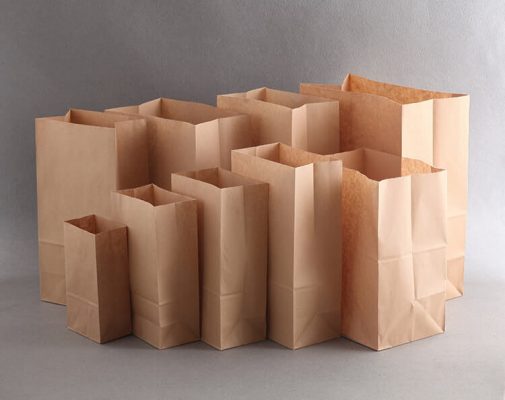 Two Style Bread Bag For Packaging Customized Paper Bread Bag Logo ...